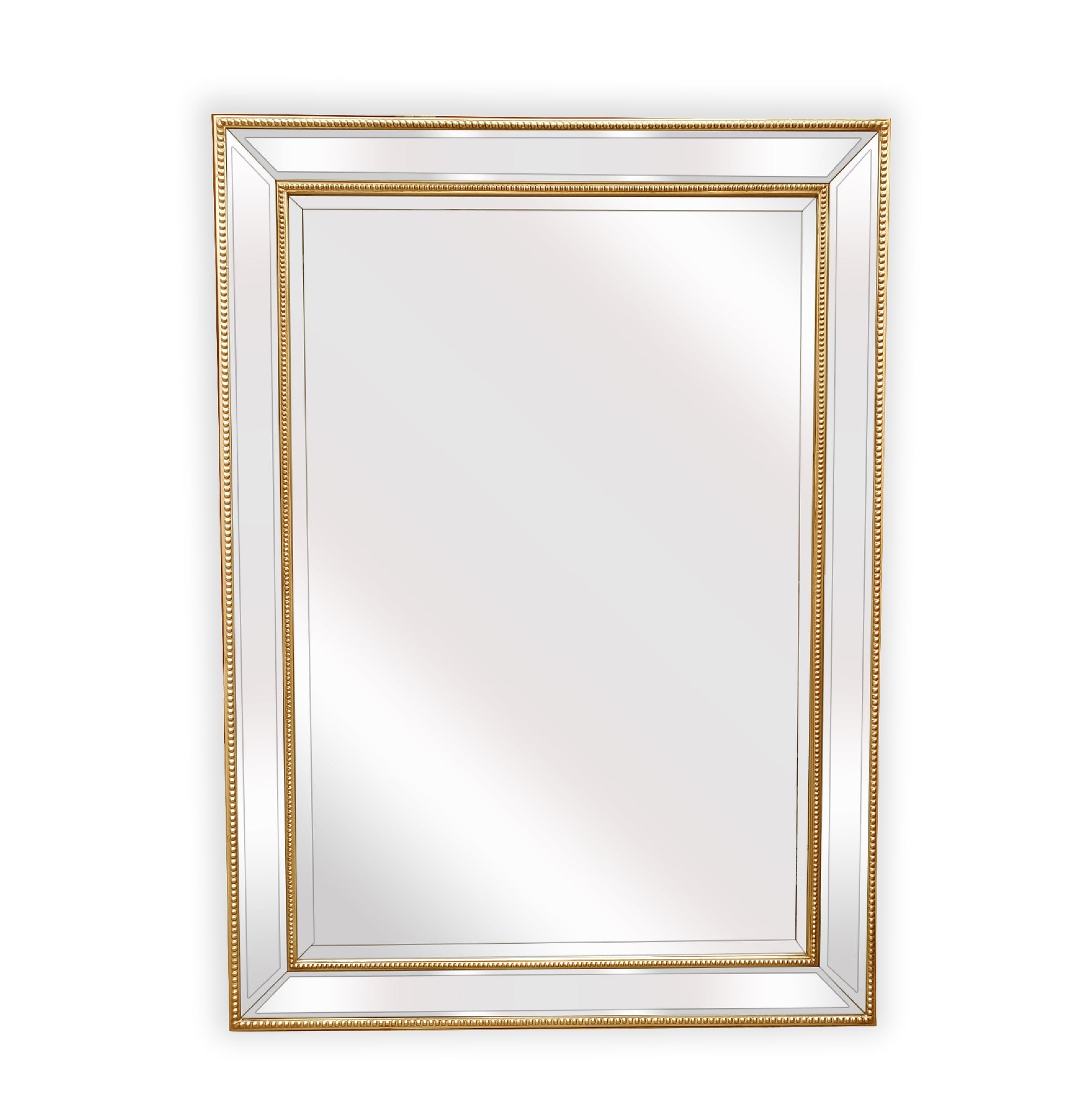 Zenith Beaded Framed Wall Mirror 80cm x 110cm – Mirror Space Australia