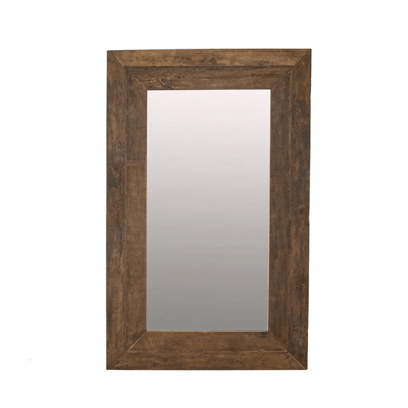 Famu Recycled Teak Wood Mirror 105cm x 165cm – Mirror Space Australia