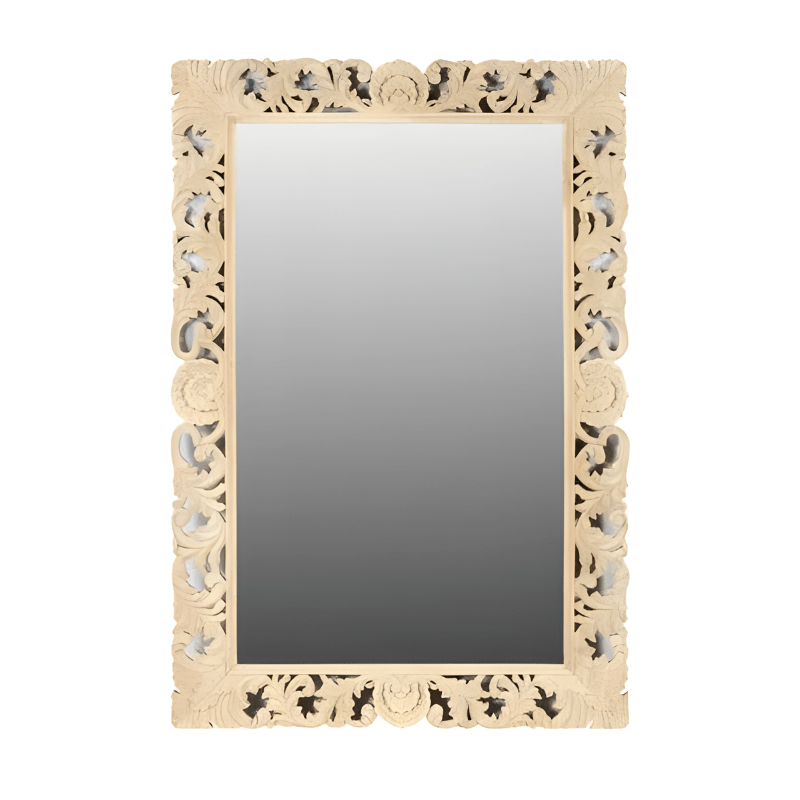Lataon Carved Wood Mirror 133cm x 180cm – Mirror Space Australia