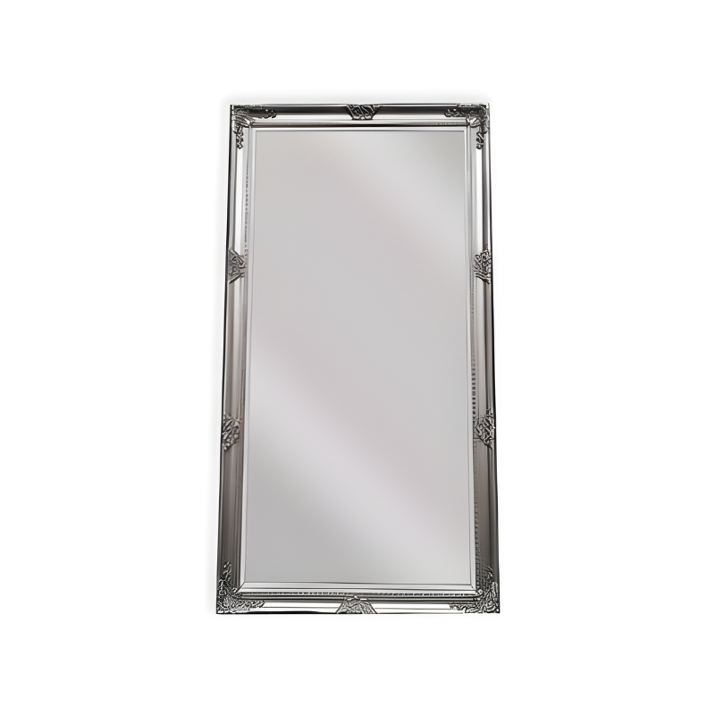 Large French Provincial Floor Mirror Antique Silver – Mirror Space ...